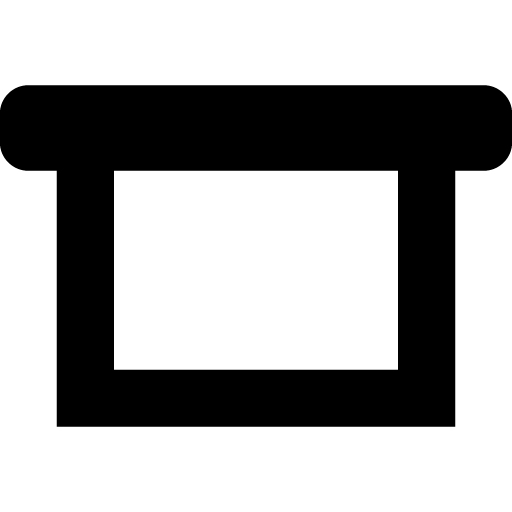 Projector screen variant outline icon svg png free download