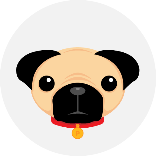 Pug icon svg png free download