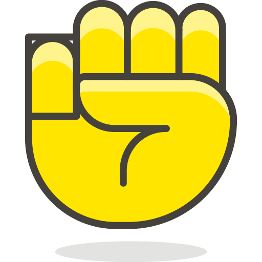 Raised fist icon svg png free download