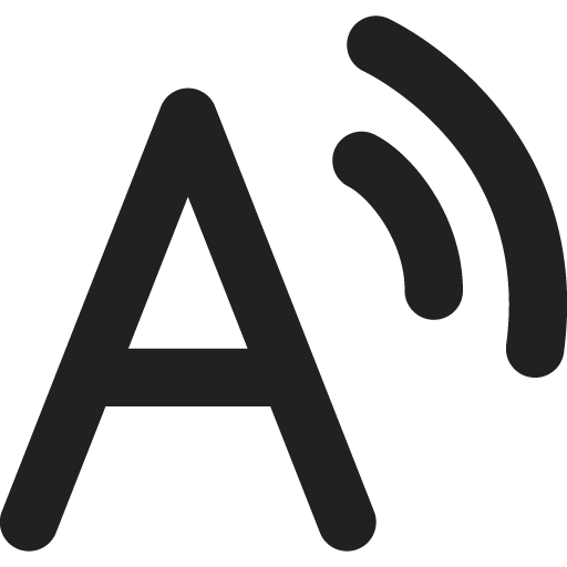 Read aloud icon svg png free download