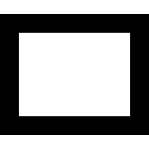 Rectangle outline icon svg png free download