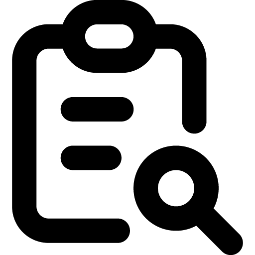 Report search icon svg png free download