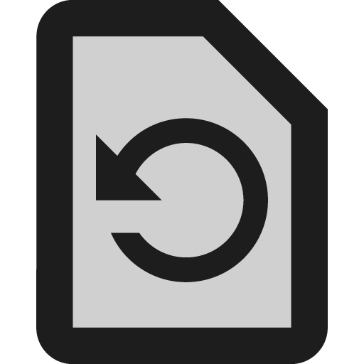 Restore page icon svg png free download - 2