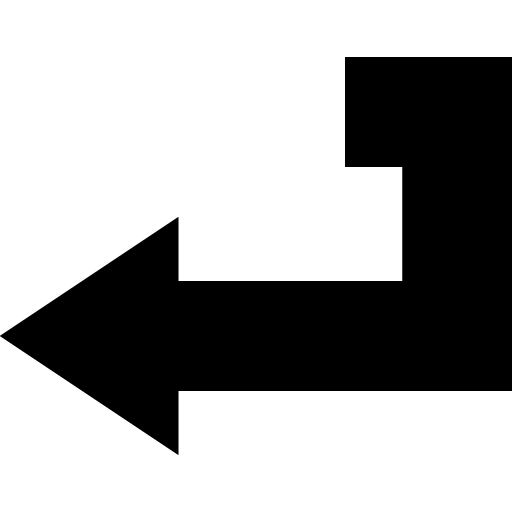 Return key icon svg png free download