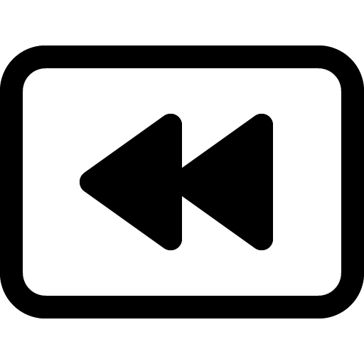 Rewind btn icon svg png free download