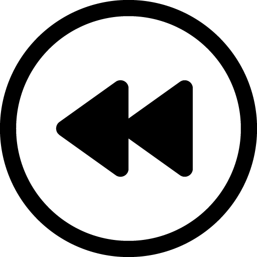 Rewind circle icon svg png free download - 3