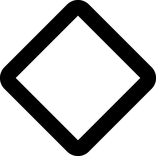 Rhombus outline icon svg png free download