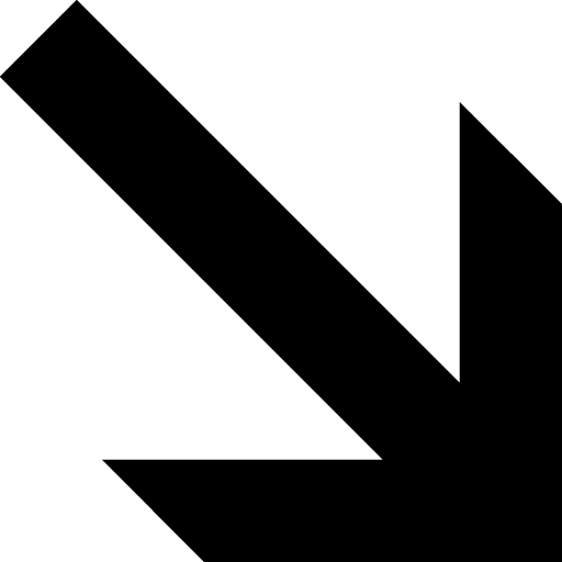 Right down corner arrow icon svg png free download