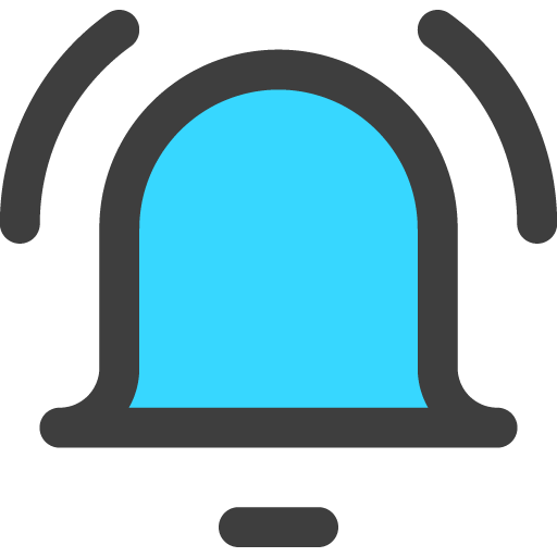 Ringing bell notification icon svg png free download