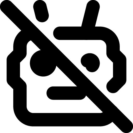 Robot off icon svg png free download