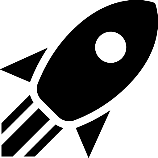 Rocket launch icon svg png free download