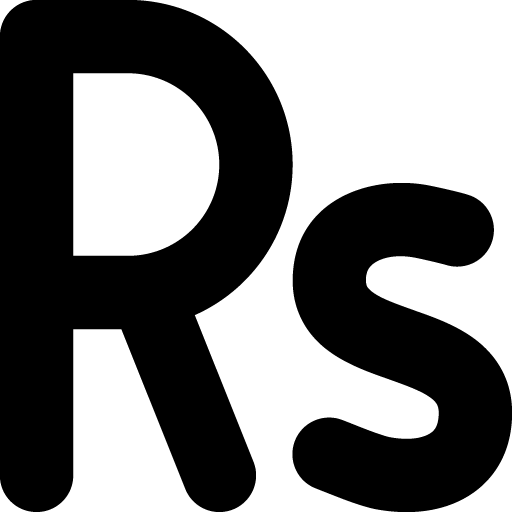 Rupee sign icon svg png free download - 3