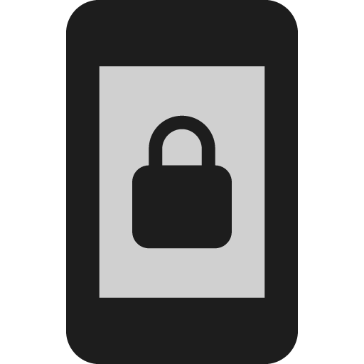Screen lock portrait icon svg png free download - 2
