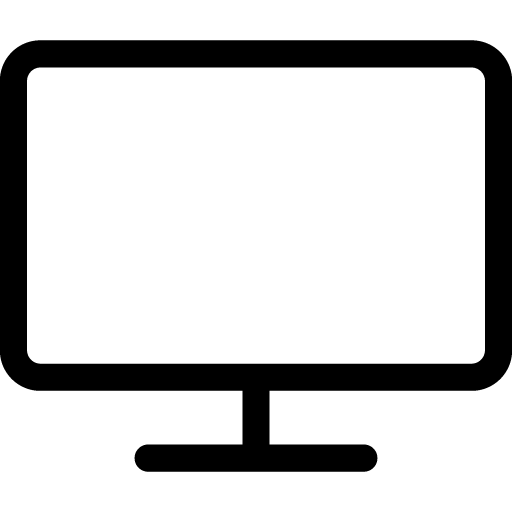 Screen icon svg png free download - 2