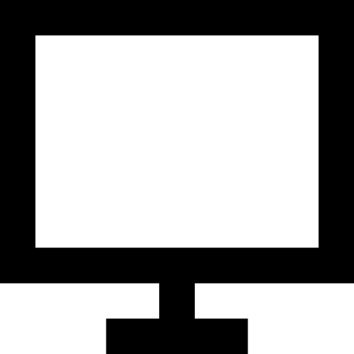 Screen icon svg png free download - 8