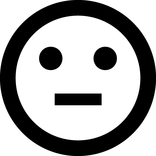 Sentiment neutral icon svg png free download