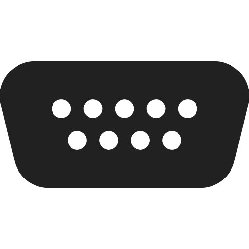 Serial port icon svg png free download