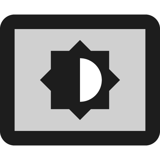 Settings brightness icon svg png free download - 2