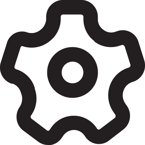 Settings outline icon svg png free download - 2