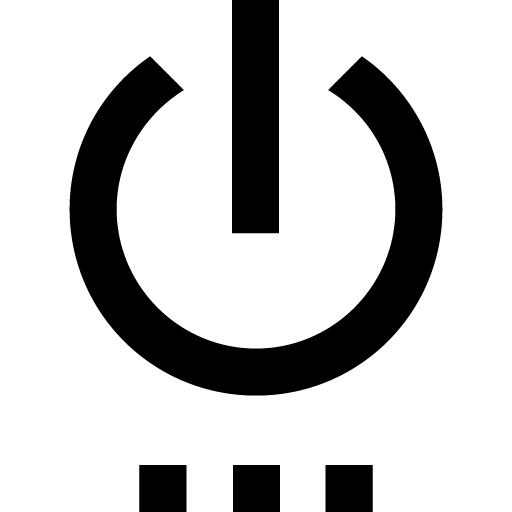 Settings power icon svg png free download