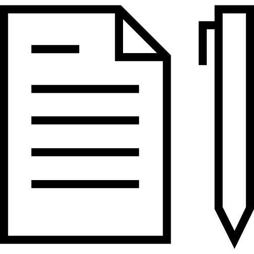 Sheet pen icon svg png free download