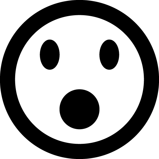 Shocked icon svg png free download