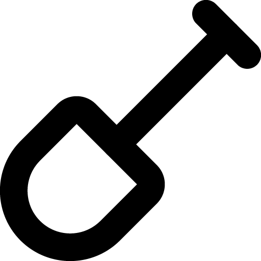 Shovel icon svg png free download - 2