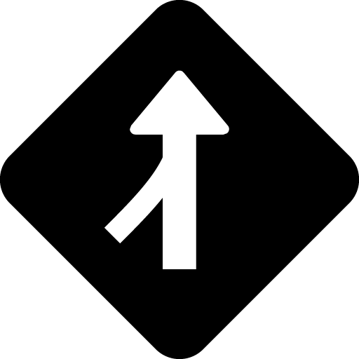 Sign merge left fill icon svg png free download