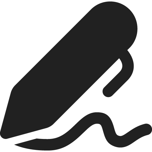 Signature icon svg png free download - 3