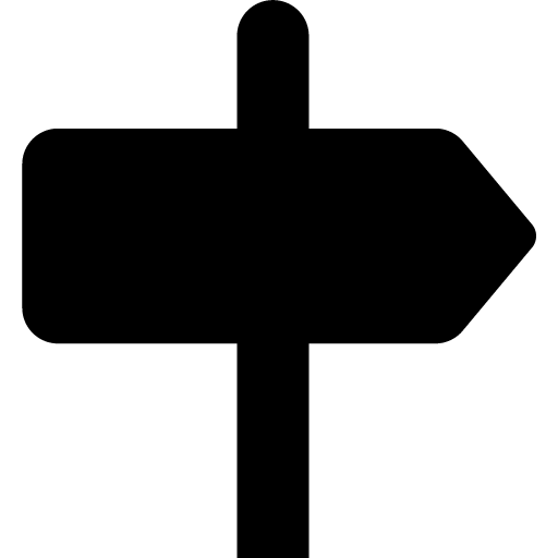 Signpost fill icon svg png free download