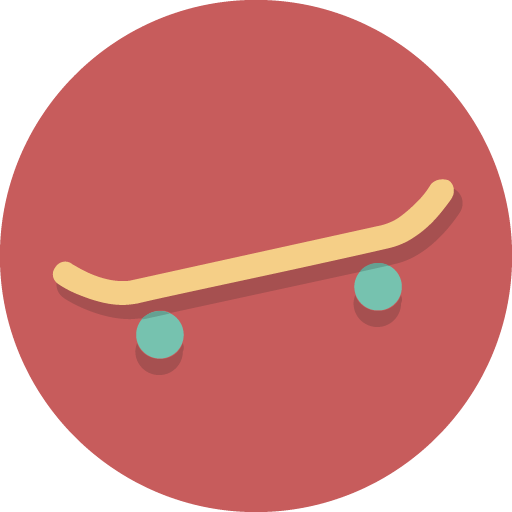 Skateboard icon svg png free download