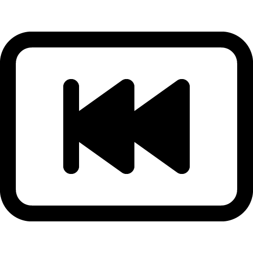Skip backward btn icon svg png free download