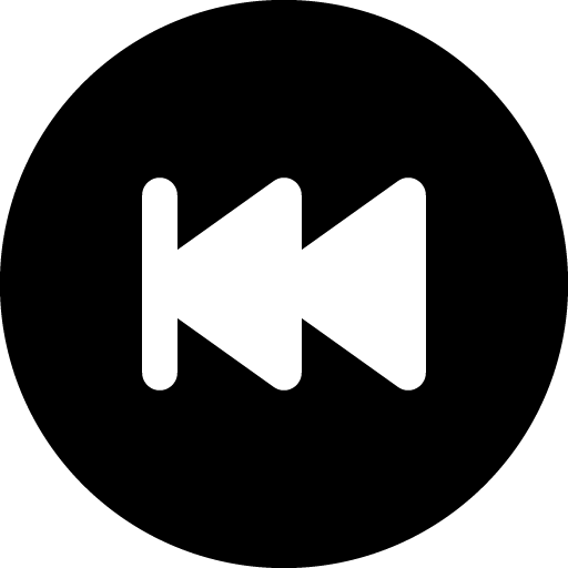 Skip backward circle fill icon svg png free download