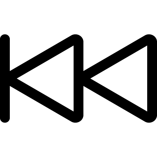 Skip backward icon svg png free download - 5