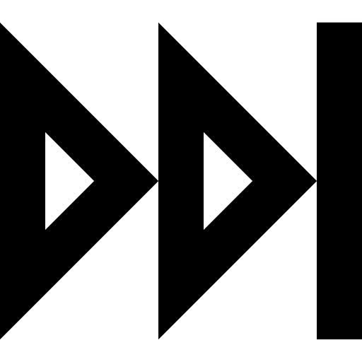 Skip forward outline icon svg png free download - 2