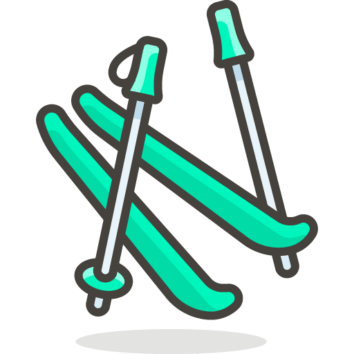 Skis icon svg png free download