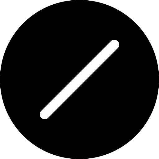 Slash circle icon svg png free download - 2