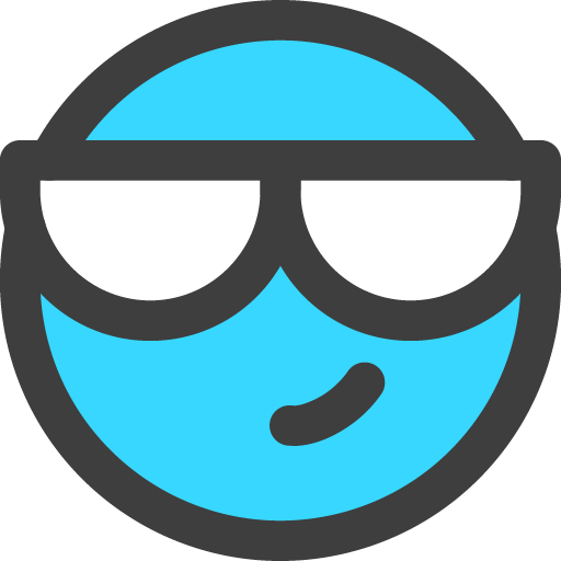Smiley cool icon svg png free download