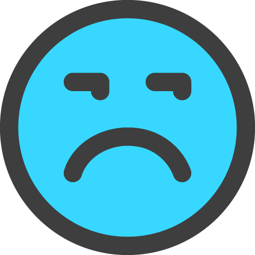 Smiley grumpy icon svg png free download