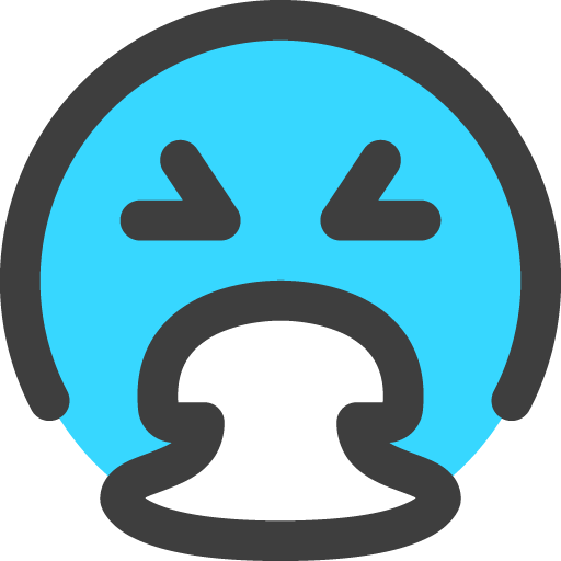 Smiley throw up icon svg png free download