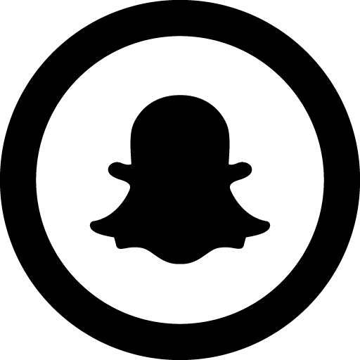 Snapchat circle icon svg png free download