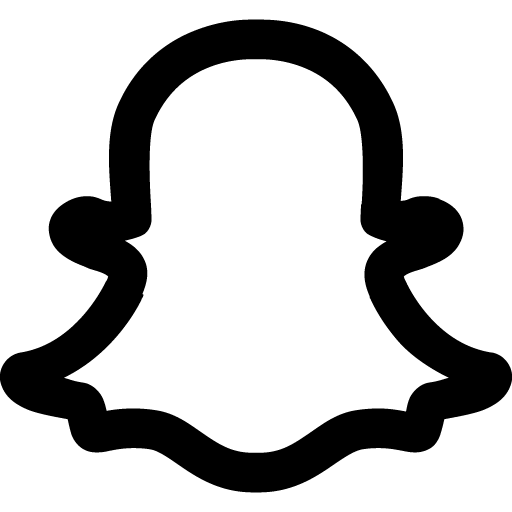 Snapchat ghost icon svg png free download