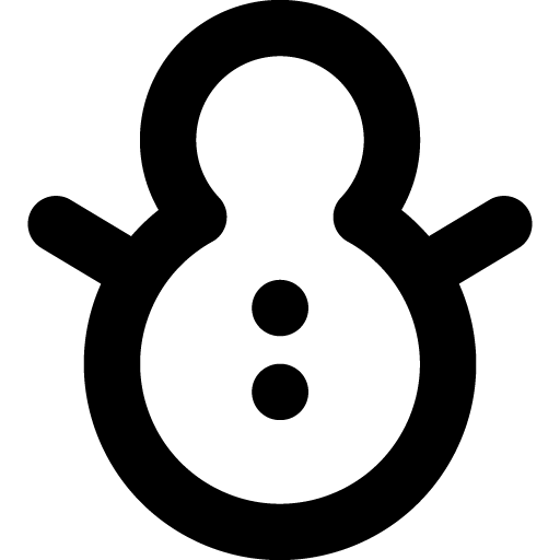 Snowman icon svg png free download - 3