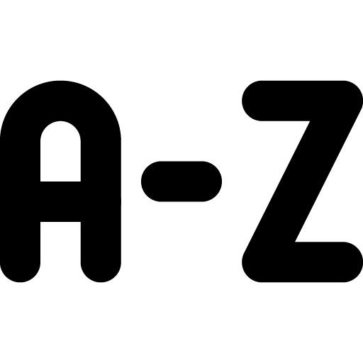 Sort a z icon svg png free download - 2