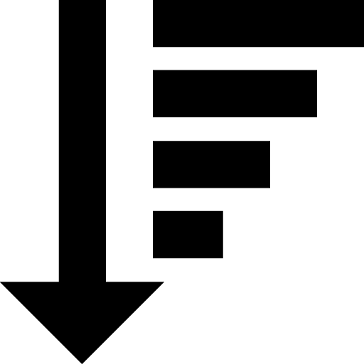 sort amount desc 2 - Download free icon