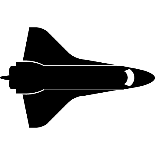 Space shuttle icon svg png free download