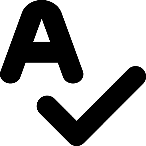 Spell check icon svg png free download - 4