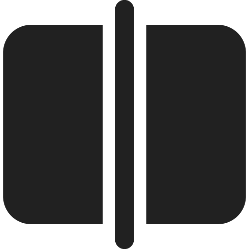 Split vertical icon svg png free download