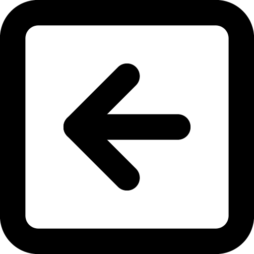 Square arrow left icon svg png free download