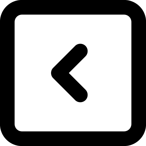 Square chevron left icon svg png free download